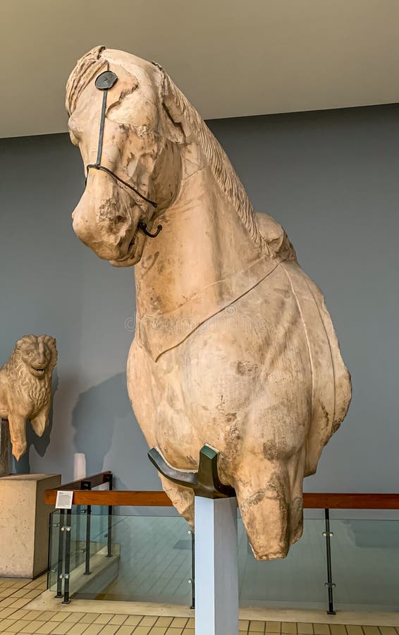 Ancient Roman Horse in the British Museum Editorial Stock Image - Image ...
