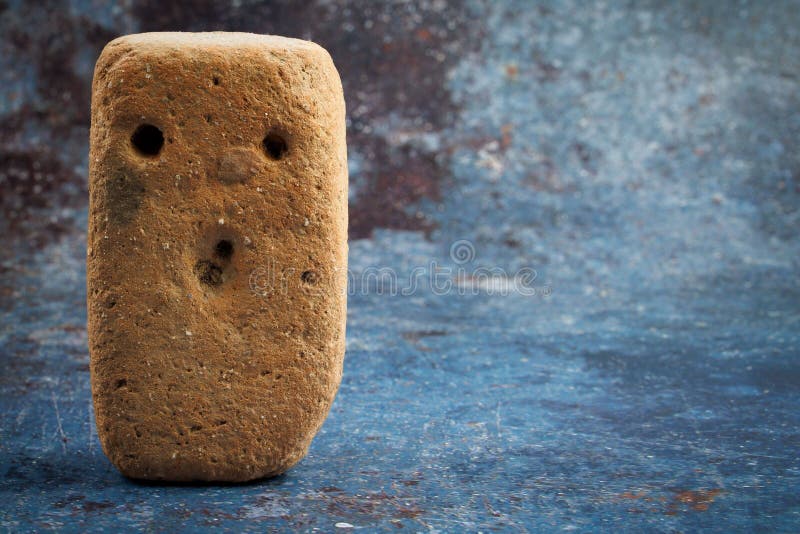 Ancient Roman Loom Weight Made of Brick or Ceramic, Placed on a ...