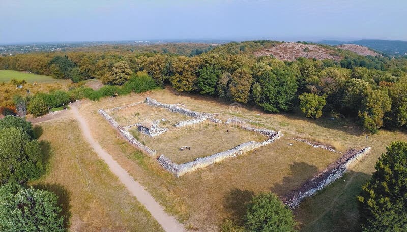 Ancient Roman Military Camp, AI Generated Stock Illustration ...