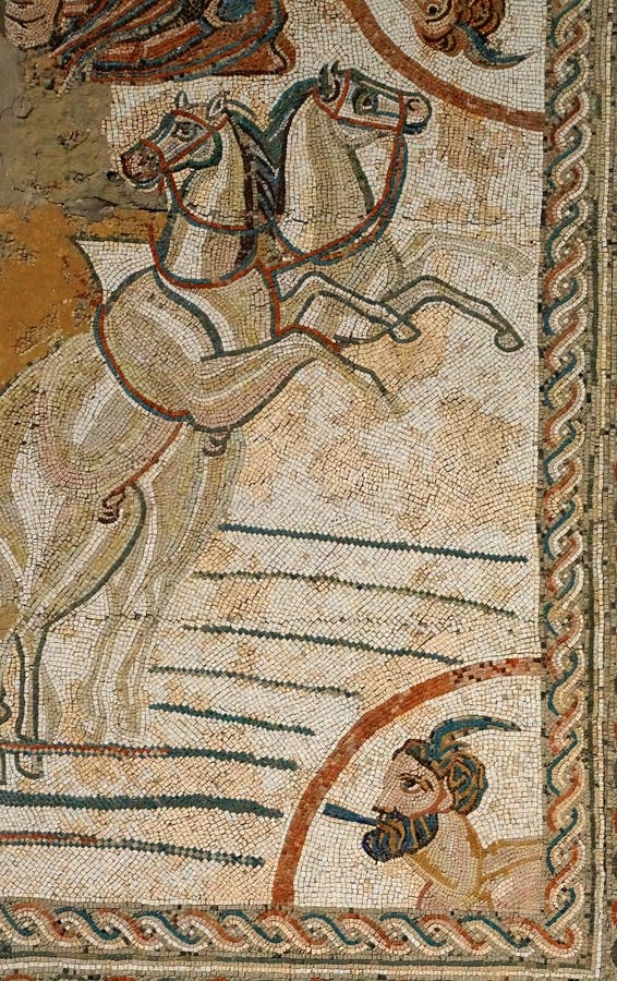 Ancient Roman Mosaic Tiles stock image. Image of tiles - 38405099