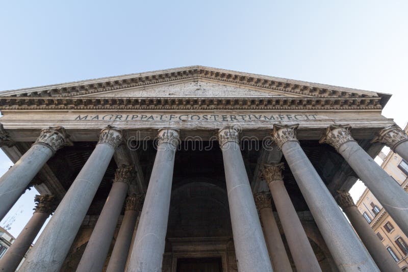 Pantheon in Rome stock image. Image of outdoor, dome - 104162445