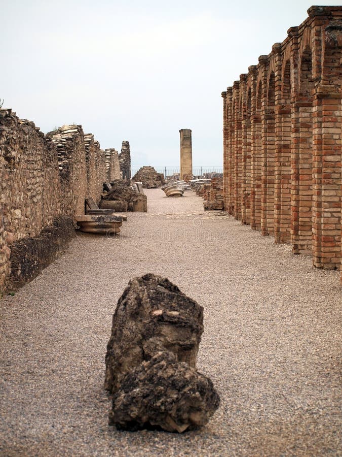 Ancient Roman ruins stock image. Image of stone, details - 17009959