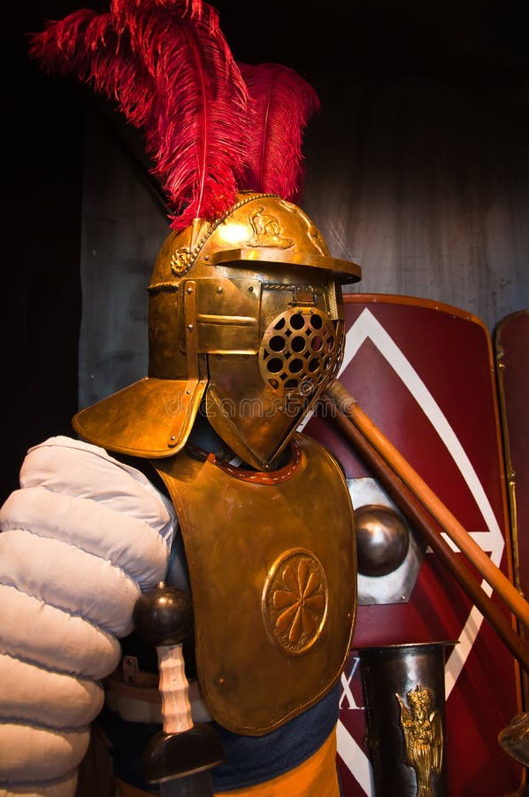Ancient Roman Soldier Armor Stock Image - Image of military, fighter ...