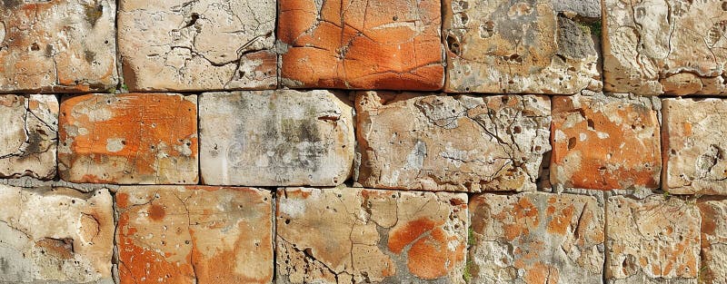 Ancient Roman Stonework. Background Stock Illustration - Illustration ...