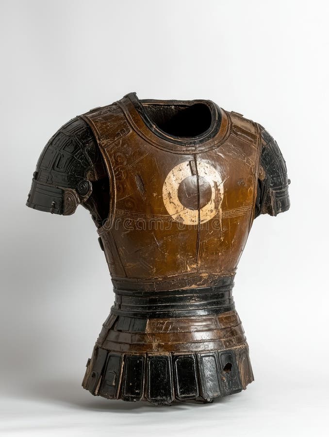 Ancient Roman-style Armor on Display Stock Illustration - Illustration ...