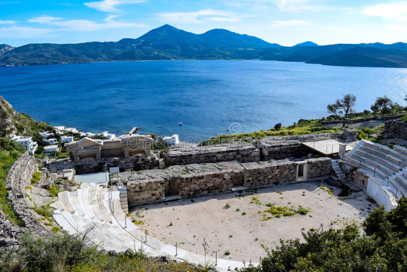 Ancient Roman Theater stock image. Image of horizontal - 95530727