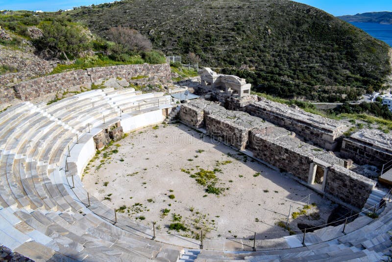 Ancient Roman Theater stock image. Image of horizontal - 95530727