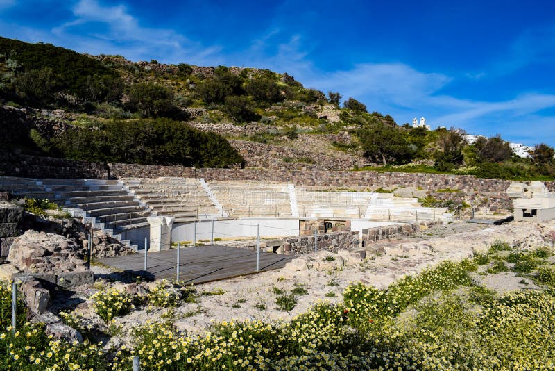 Ancient Roman Theater stock image. Image of horizontal - 95530727
