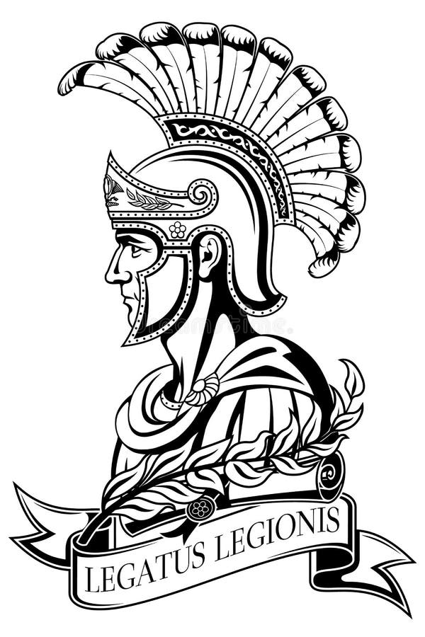 Ancient Roman Armor Of Emperor Stock Illustration - Illustration of ...