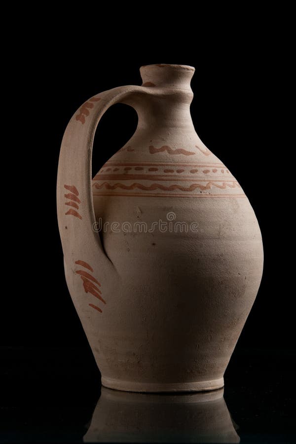 Ancient roman water pot stock photo. Image of clay, brown - 13806934