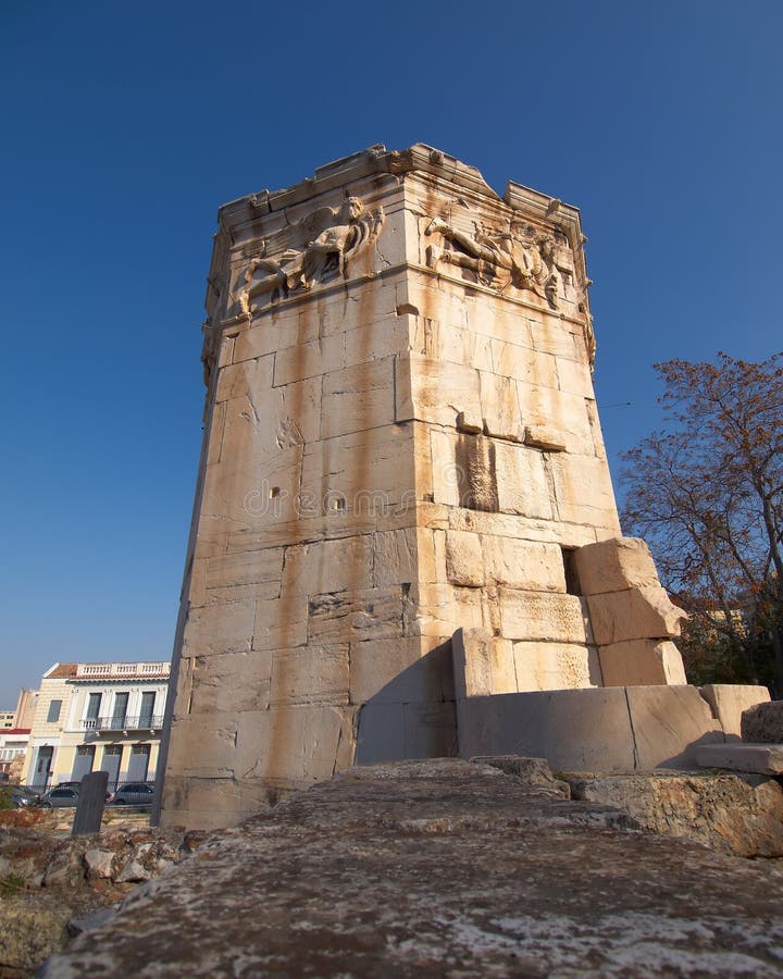 Ancient Roman wind tower stock photo. Image of architecture - 22437120