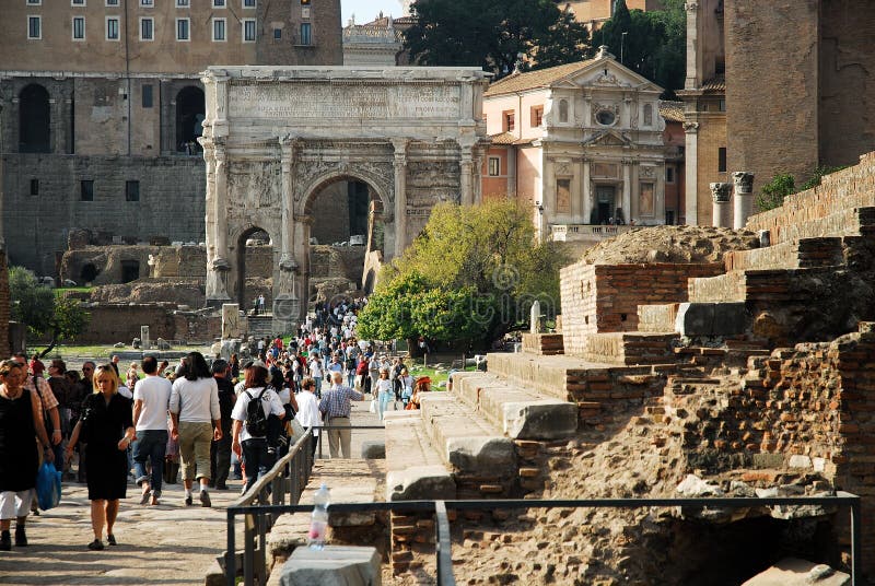 Ancient Rome stock image. Image of landmark, classical - 1445019