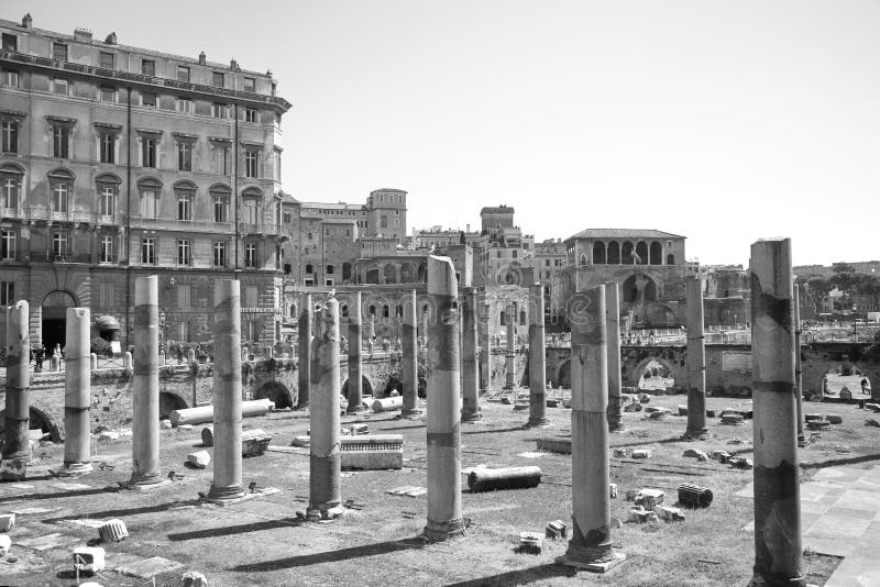 Ancient Rome Architecture, Rome Stock Photo - Image of domus, brick ...