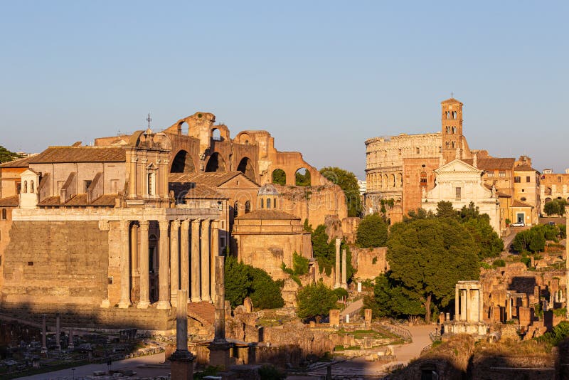 Rome Imperial Capital City Historical Monuments Age Roman and ...