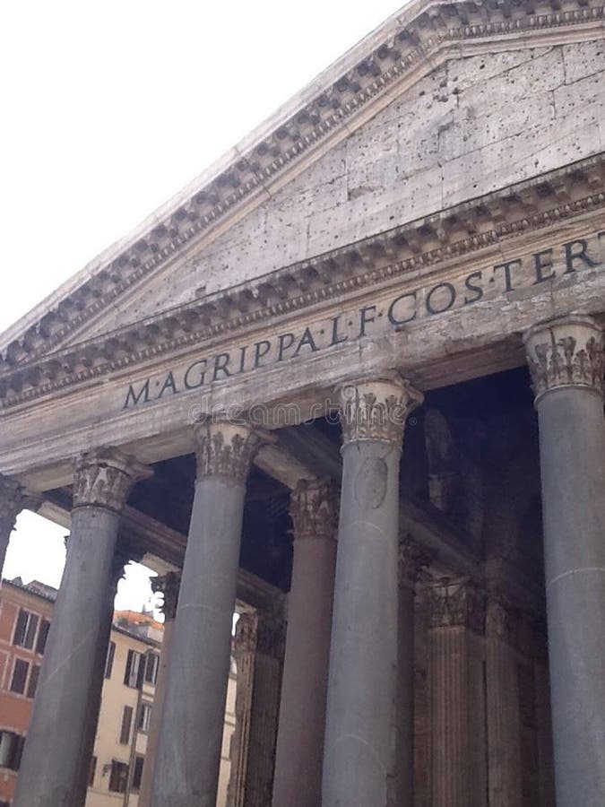 Ancient Rome and the Magnificent Architecture Columns Stock Photo ...