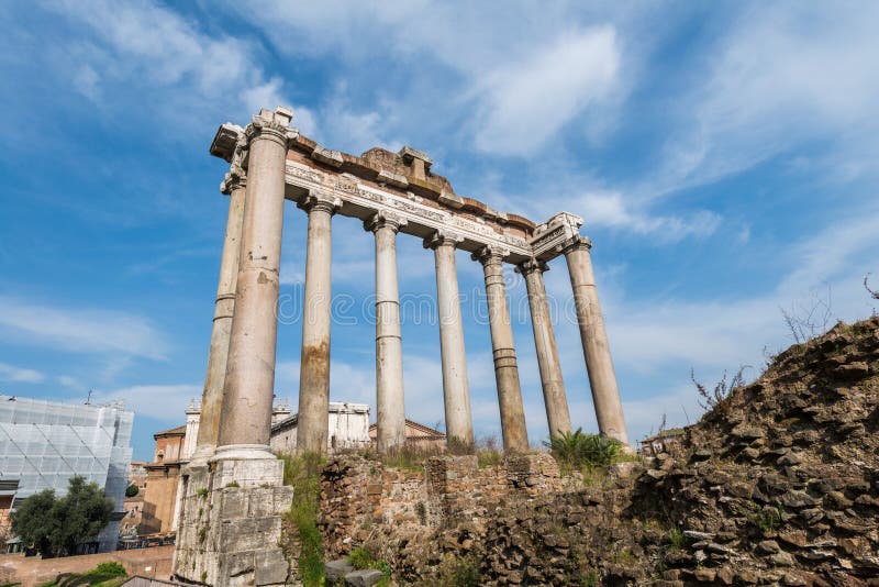 Ancient Rome ruines stock image. Image of church, column - 43189491