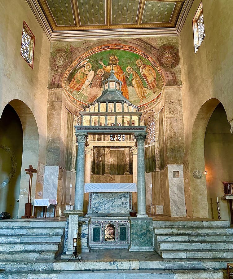 Ancient Rome, Small Church, Italy Stock Image - Image of ancient ...