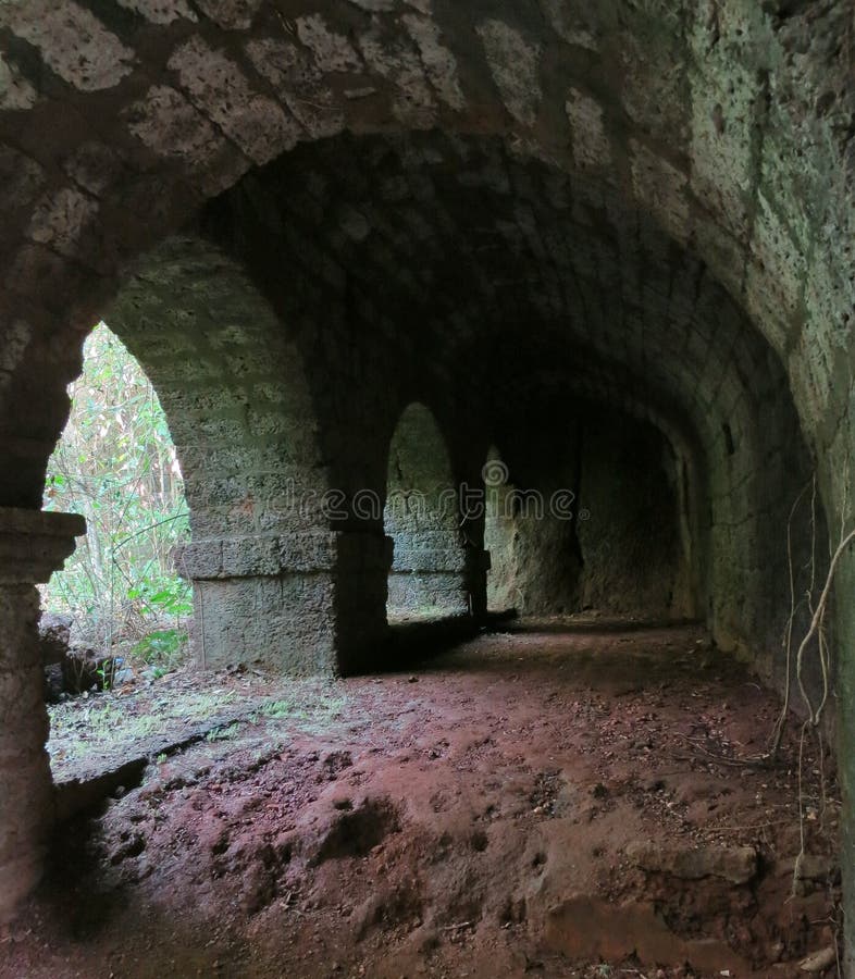 Ancient Room Design with Bathtub and a Small Indoor Pool Stock Image ...