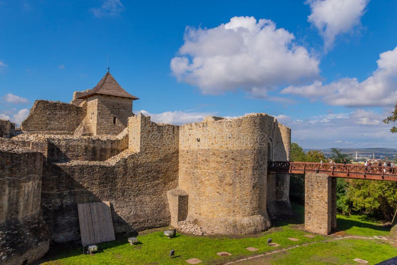Ancient Royal Fortress of Suceava Editorial Stock Image - Image of ...
