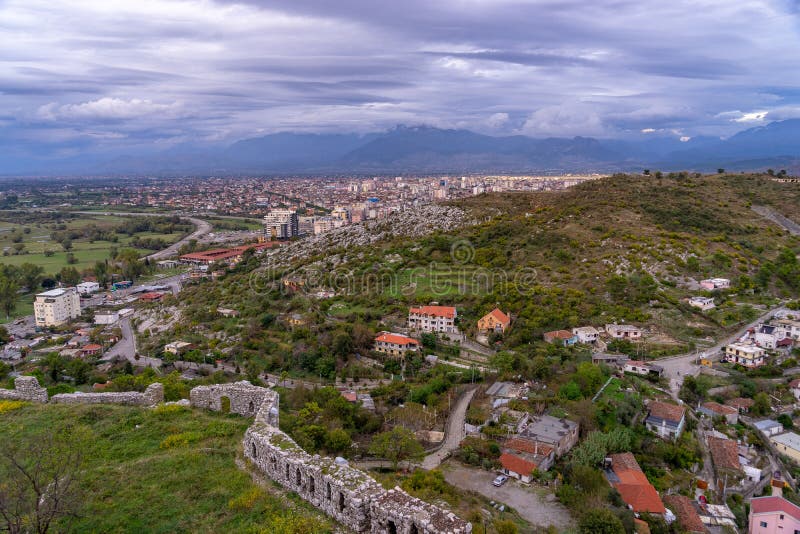 The Ancient Rozafa Castle in Shkoder Albania Stock Image - Image of ...