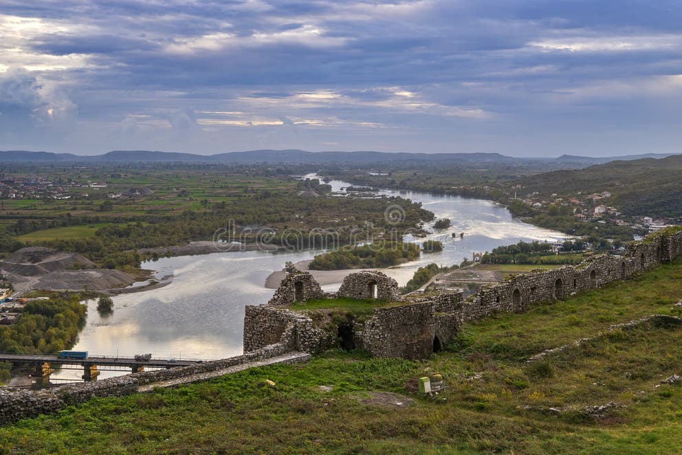 The Ancient Rozafa Castle in Shkoder Albania Stock Photo - Image of ...