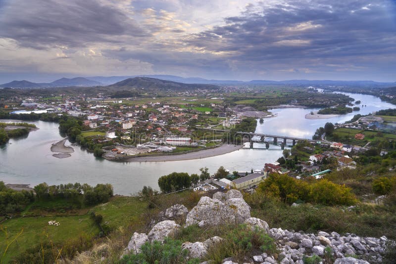 The Ancient Rozafa Castle in Shkoder Albania Stock Image - Image of ...