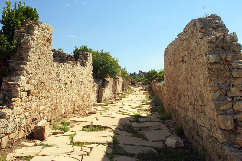 Ancient ruins stock photo. Image of architecture, exavation - 8027022