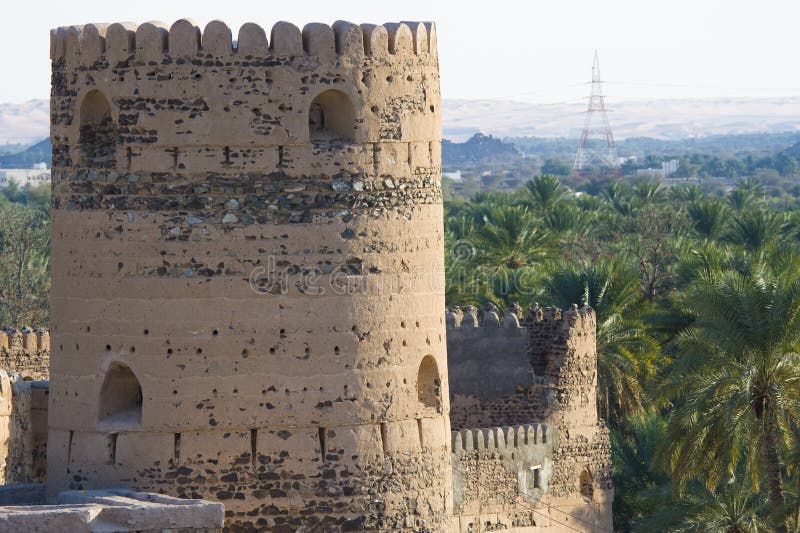 Ancient Ruins at Al Mudayrib in Oman Stock Image - Image of historical ...