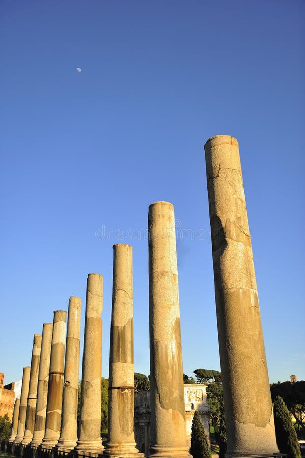 Ancient Ruins - Arcs and Columns Stock Image - Image of amphitheater ...