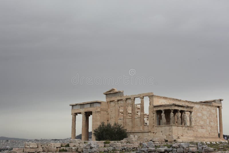 Ancient Ruins, Athens Acropolis Stock Image - Image of trekking, greek ...