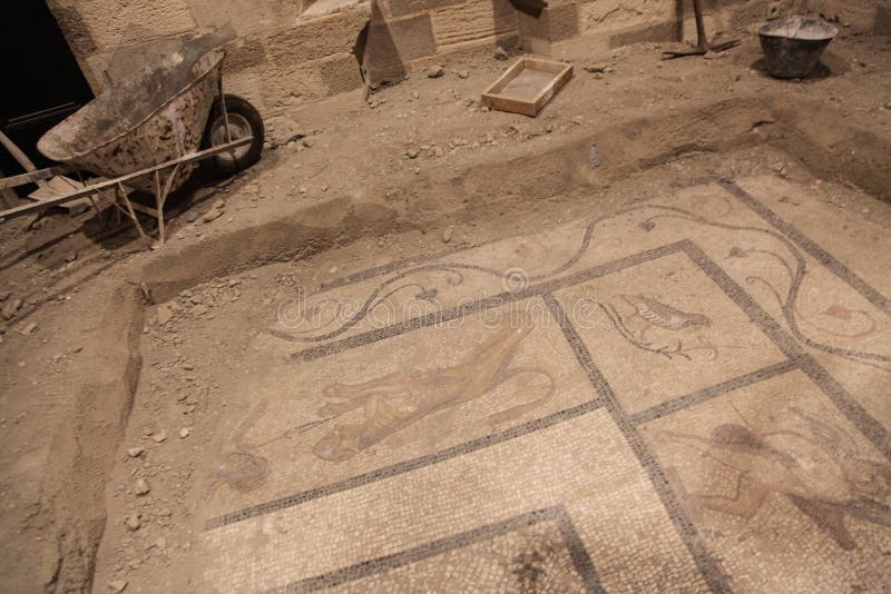Ancient Ruins in Athens Greece Stock Photo - Image of uncovered, ruins ...