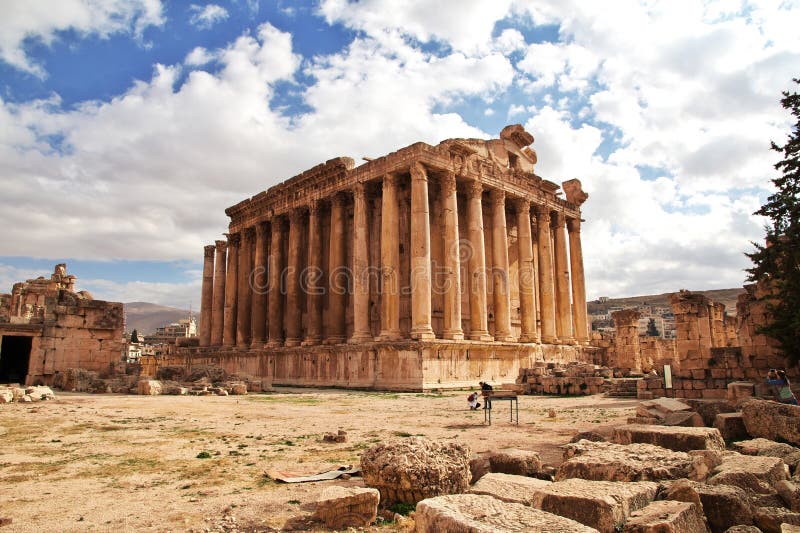 Ancient Ruins of Baalbek, Lebanon Editorial Photography - Image of ...
