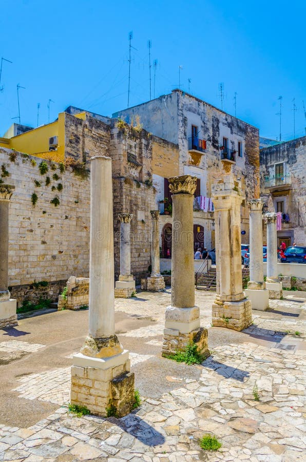 Ancient Ruins in Bari, Italy...IMAGE Stock Image - Image of ancient ...