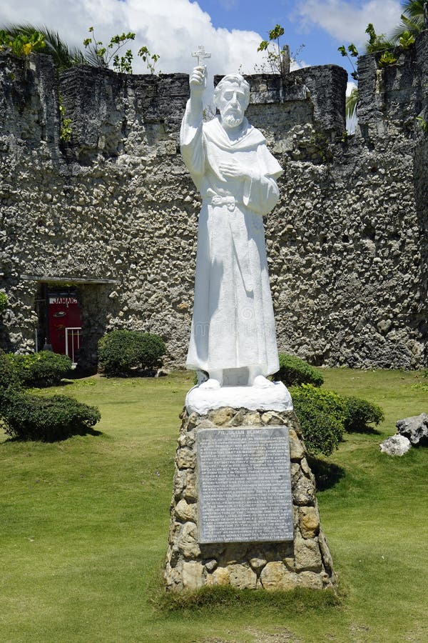 Ancient Ruins of the Barracks of Oslob Stock Photo - Image of ...