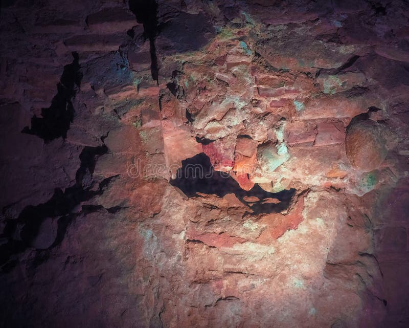 Ancient ruins with bricks stock photo. Image of vintage - 168875188