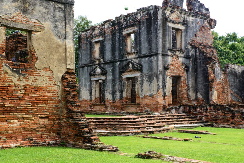 Ancient ruins building stock image. Image of civilization - 182470681