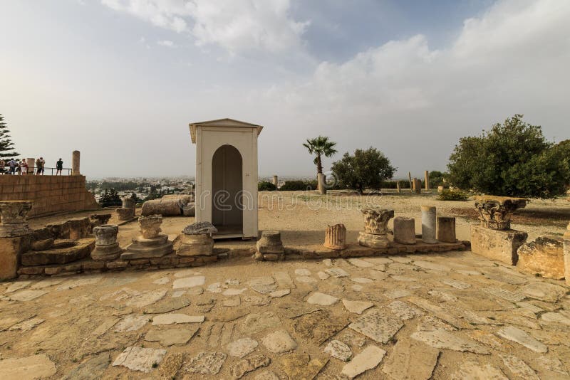 Ancient ruins of Carthage editorial stock image. Image of ruins - 188045609