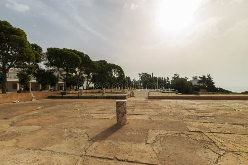 Ancient ruins of Carthage editorial photo. Image of medieval - 188045641