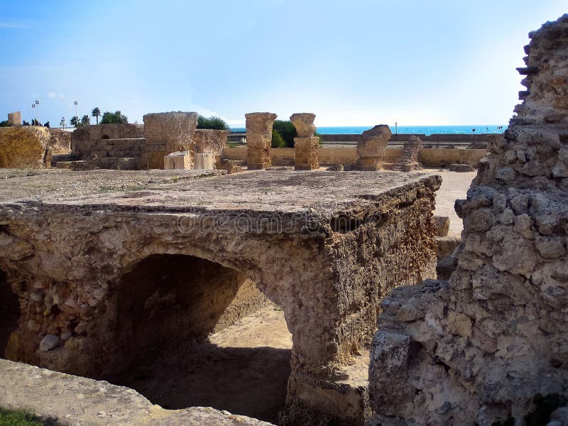 Ancient ruins in Carthage stock image. Image of africa - 29751353