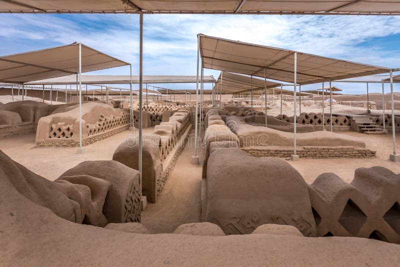 Chan Chan, Peru. stock photo. Image of historical, trujillo - 15563416
