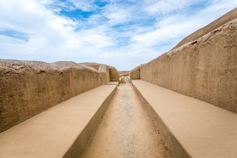 The Ancient Ruins of Chan Chan in Peru Stock Image - Image of peru ...