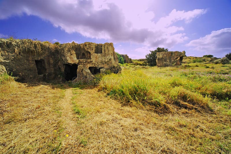 Ancient ruins on the field stock image. Image of classical - 27584335