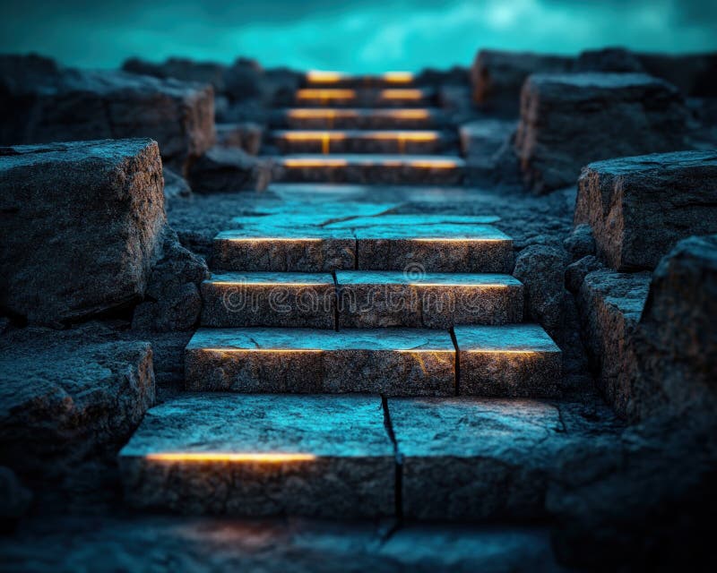 Ancient Ruins Glowing Pathways a Journey through Time, Exploring the ...