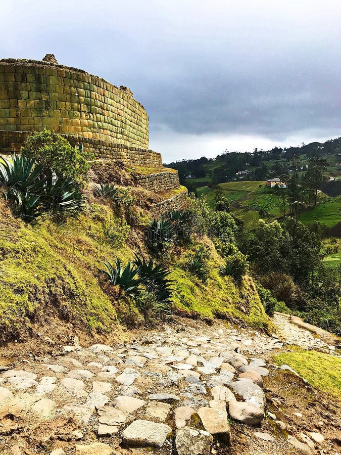El Castillo at Ingapirca, Ecuador Stock Image - Image of ancient ...