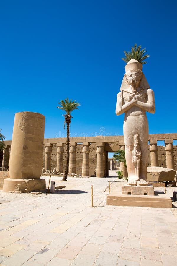 Ancient Ruins of Karnak Temple Stock Photo - Image of travel, temple ...