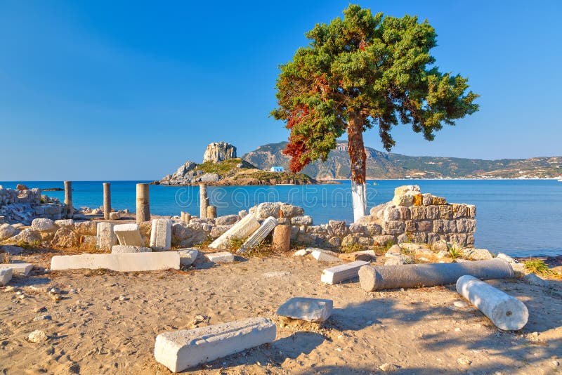 Ancient ruins on Kos stock image. Image of landmark, beautiful - 26696319