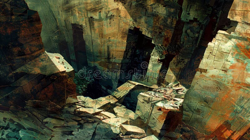 Ancient Ruins, Lost Civilization, Crumbling Structures, Architectural ...