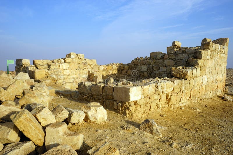 Ancient ruins stock image. Image of israel, remote, fort - 48977653