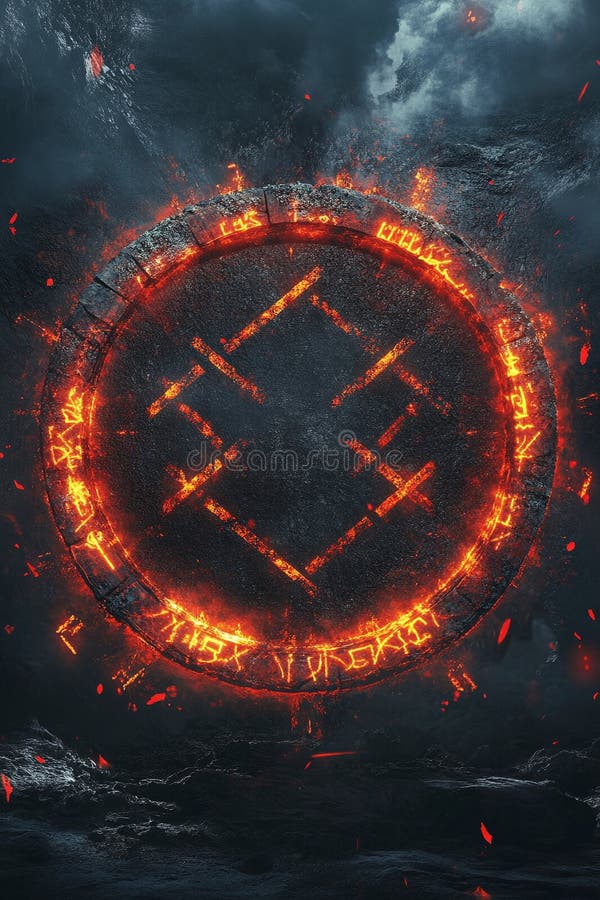 Ancient Runes Morphing into Modern Code Particle Effects Stock ...