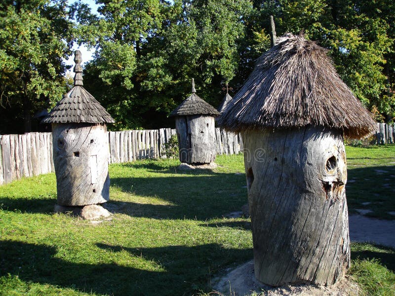 Ancient rural apiary stock image. Image of hive, outdoors - 4791745